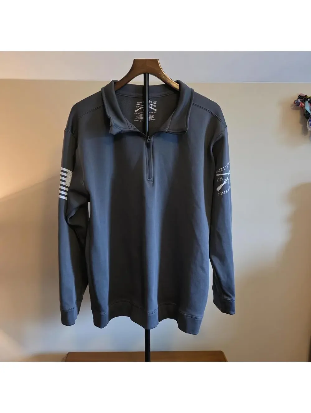 Grunt Style | Shirts | Grunt Style 776 Zip Pullover Sweatshirt Mens L ...